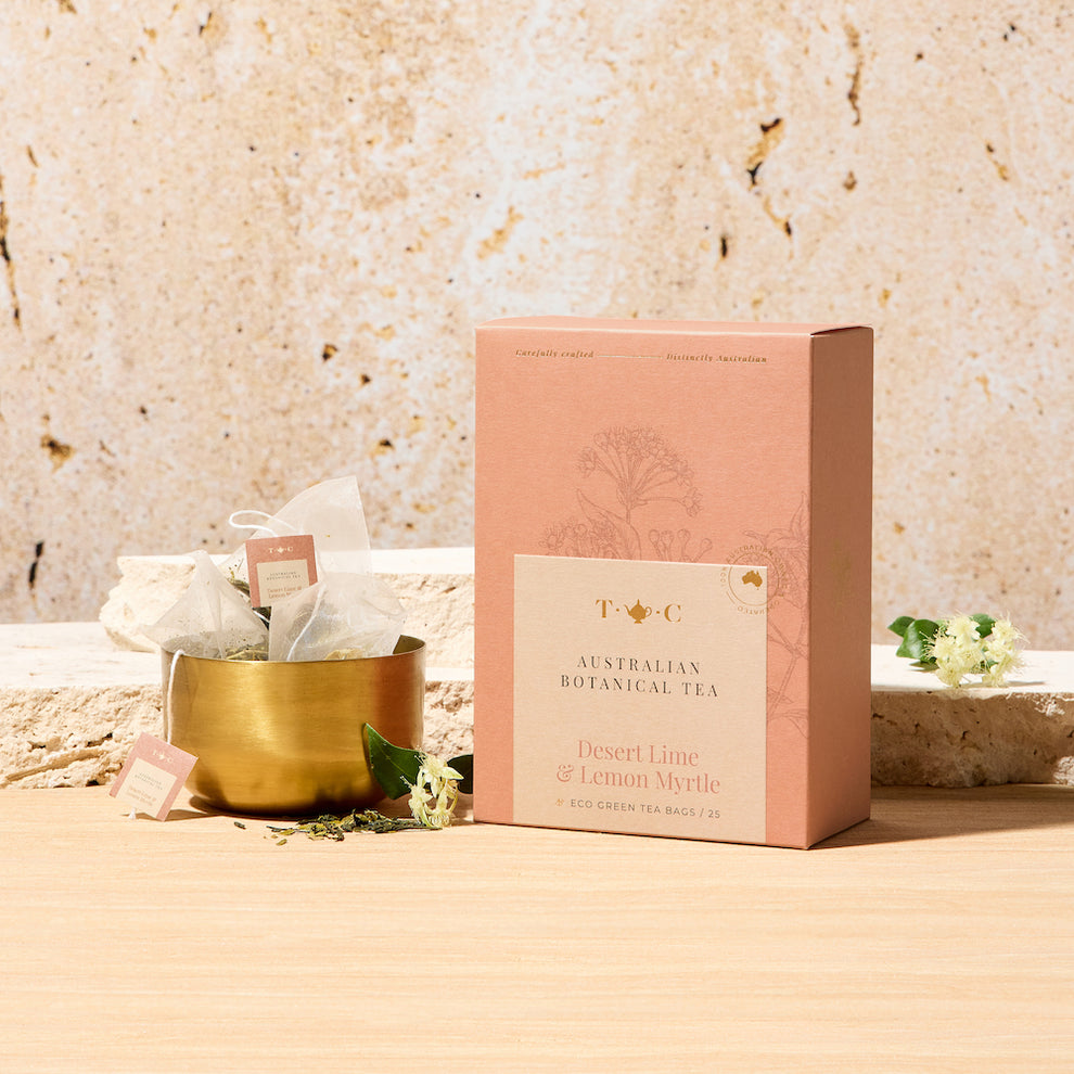 Desert Lime & Lemon Myrtle Tea | Buy Australian Tea Online – The Tea Centre