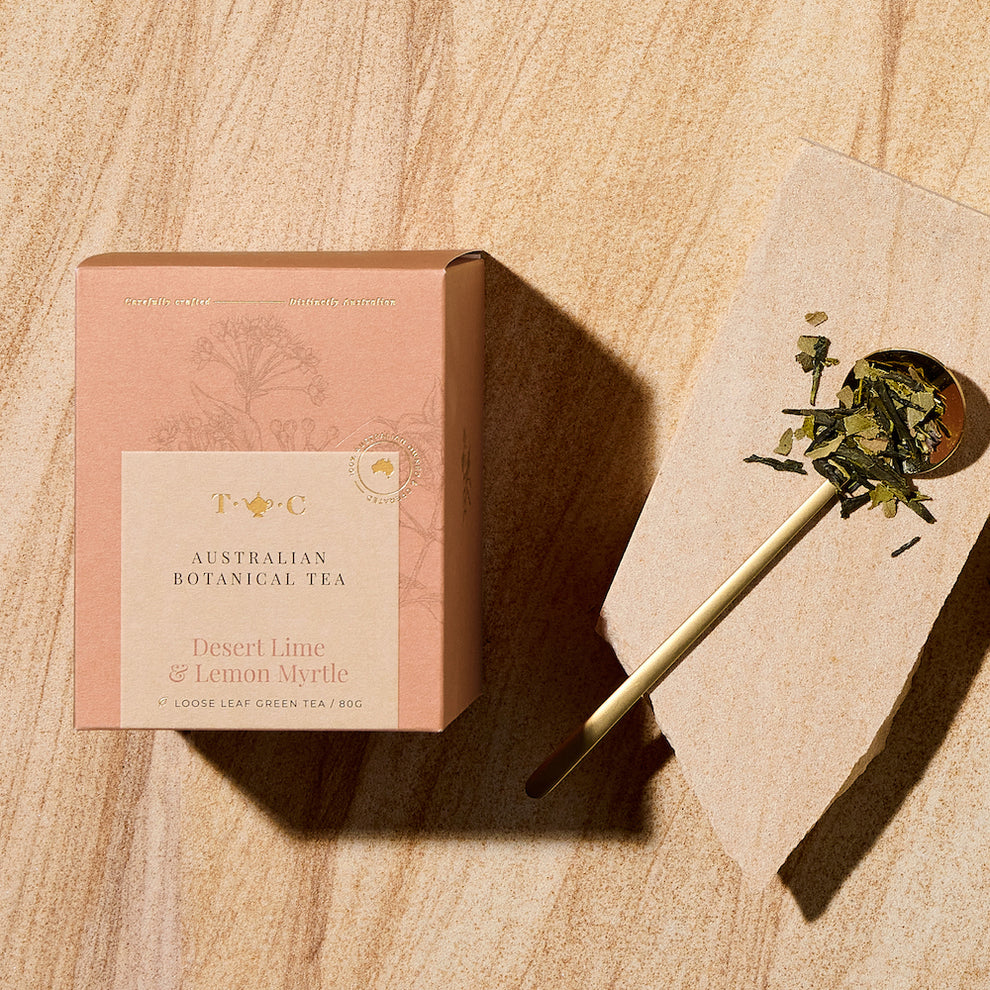 Desert Lime & Lemon Myrtle Tea | Buy Australian Tea Online – The Tea Centre