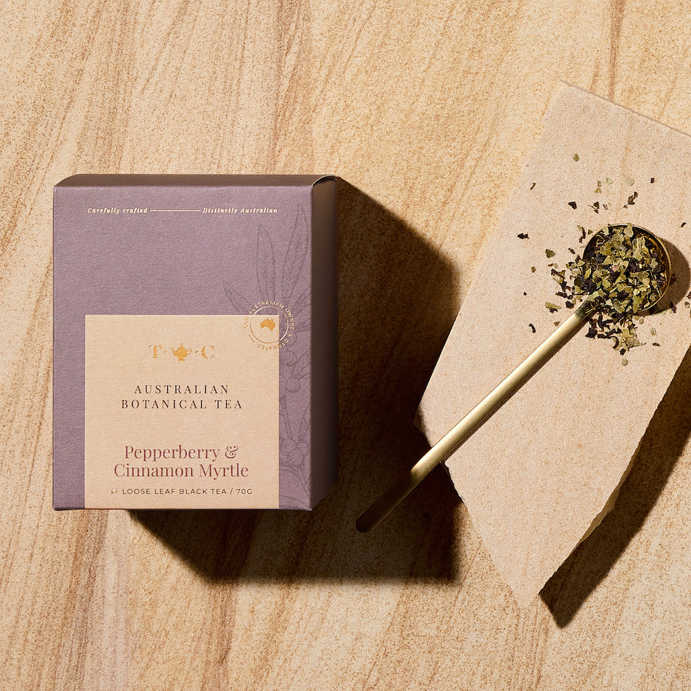 Pepperberry & Cinnamon Myrtle Tea | Buy Australian Tea Online – The Tea ...